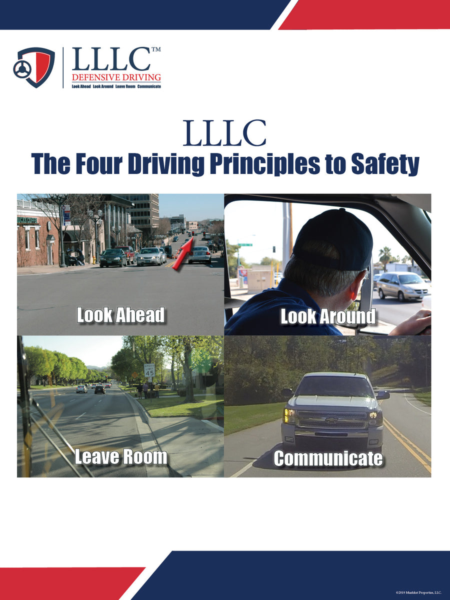 LLLC Poster - The Four Principles of Driving Safely – Coach USA Marketplace